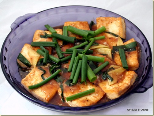 Hong Siew Braised Tofu in Wine Sauce Recipe | House of Annie